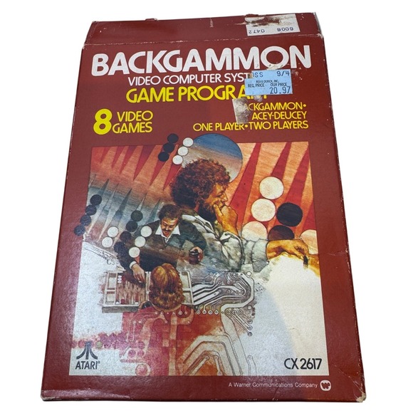 atari | Video Games & Consoles | Backgammon Atari 260 Cx267 Video ...